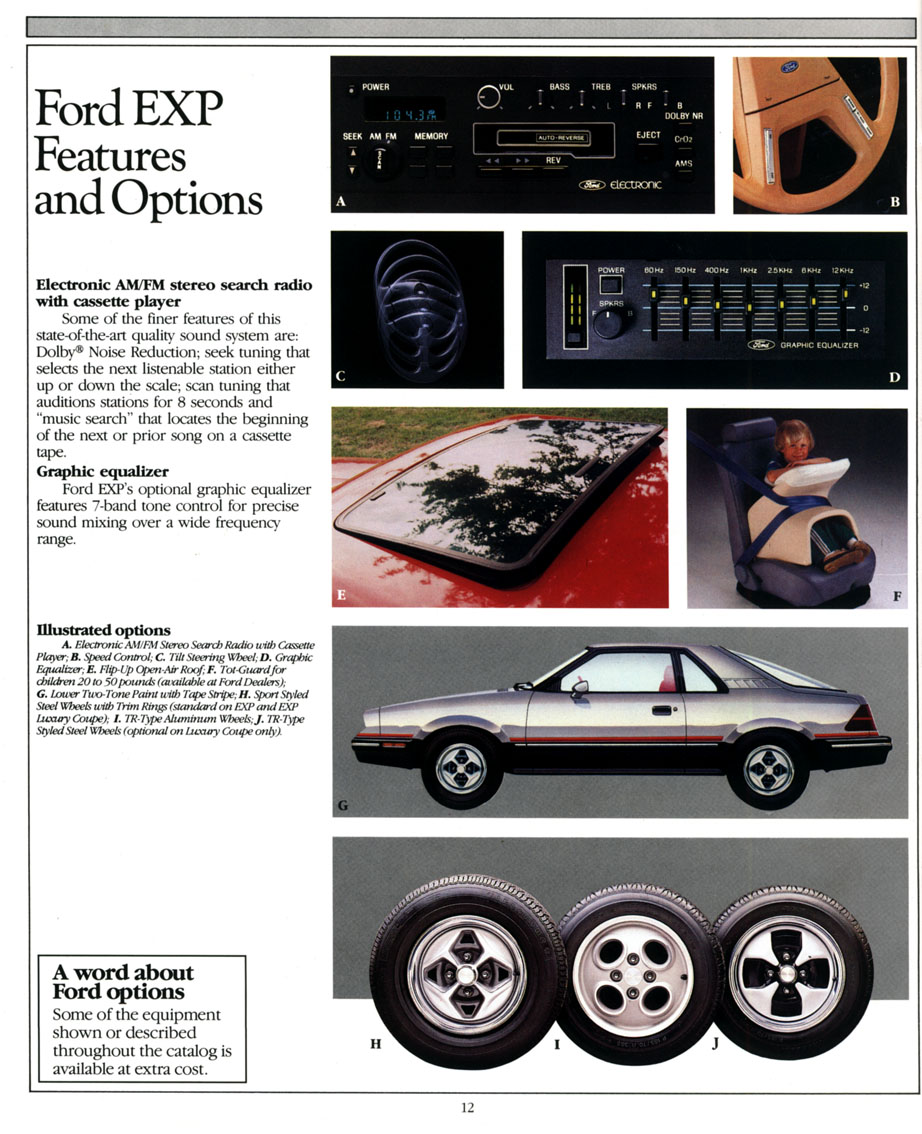 Image: 1985 Ford EXP/1985 Ford EXP-12